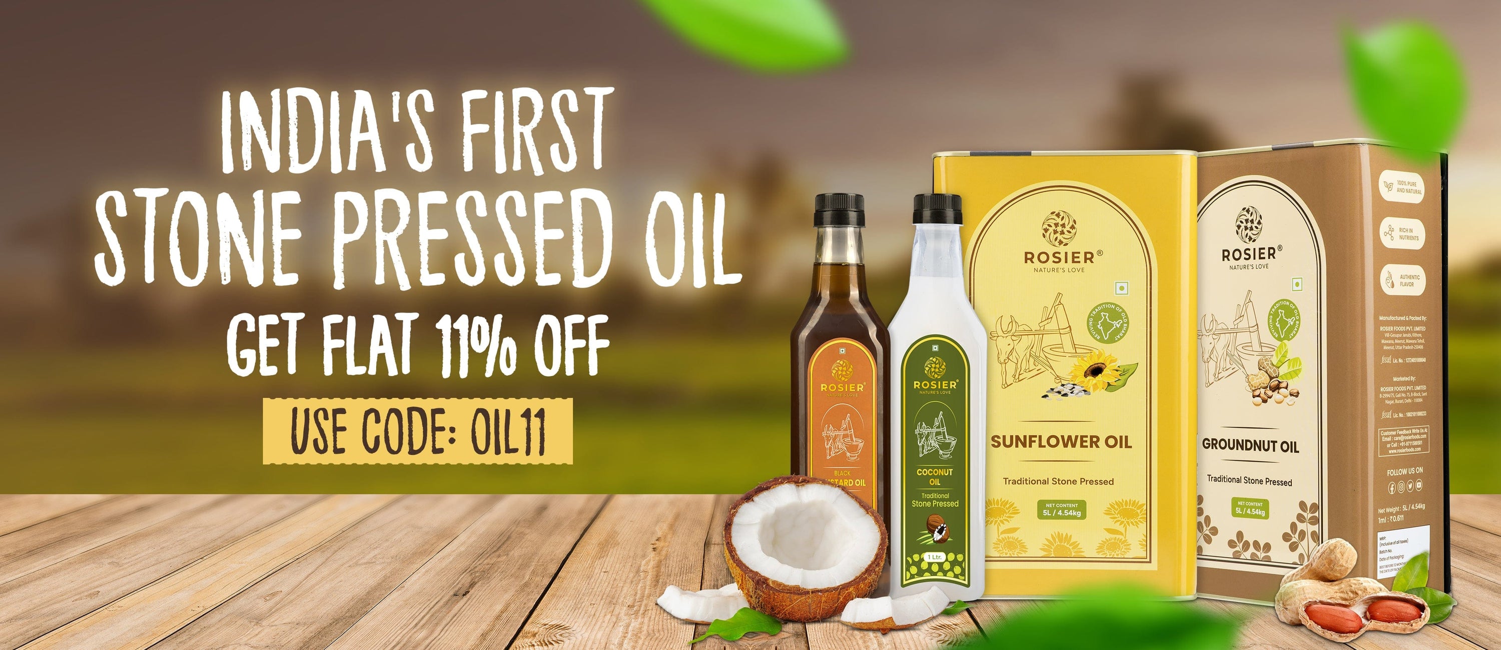 Rosier Foods | Raw Honey & A2 Vedic Ghee | Organic Food Store in India